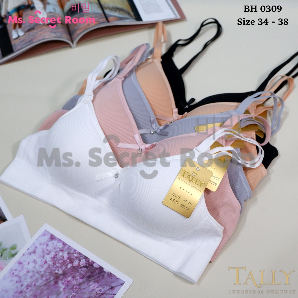 Jual TALLY BRA BH RAJUT 0309 | CUP A | TANPA KAWAT | BUSA TIPIS | SIZE 34-38 l 3/4 CUP l KAIT 3 ...