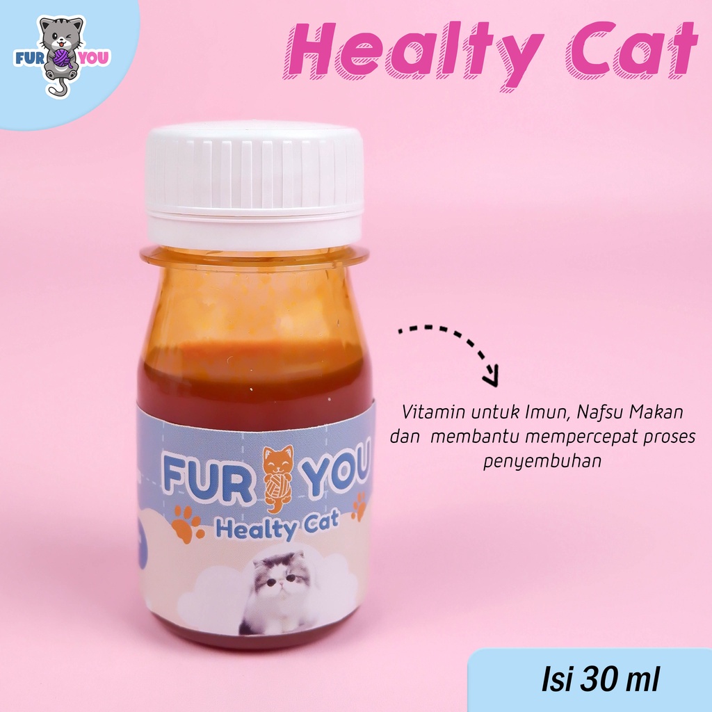 Jual FURYOU Fur you healty cat imun kucing penambah imun kucing ...