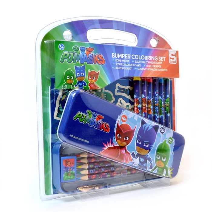 Jual Paket Alat Mewarnai Karakter PJ Masks - COLOURING SET | Shopee ...