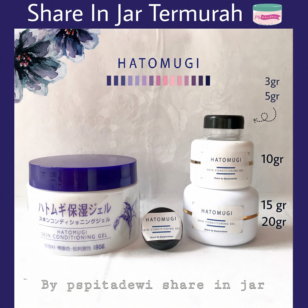 Jual SHARE - Hatomugi Skin Conditioning GEL Share in Jar Original ...