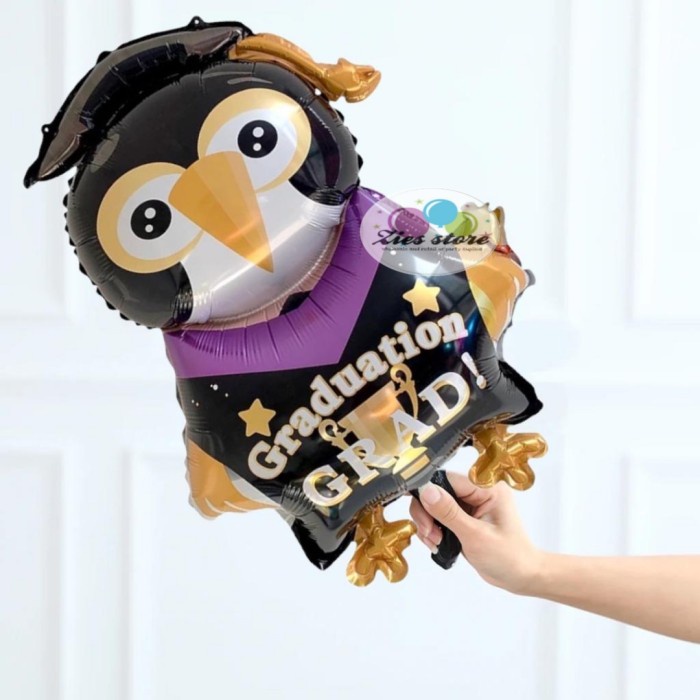 Jual Balon Foil Graduation Penguin / Balon Sarjana / Balon Wisuda ...