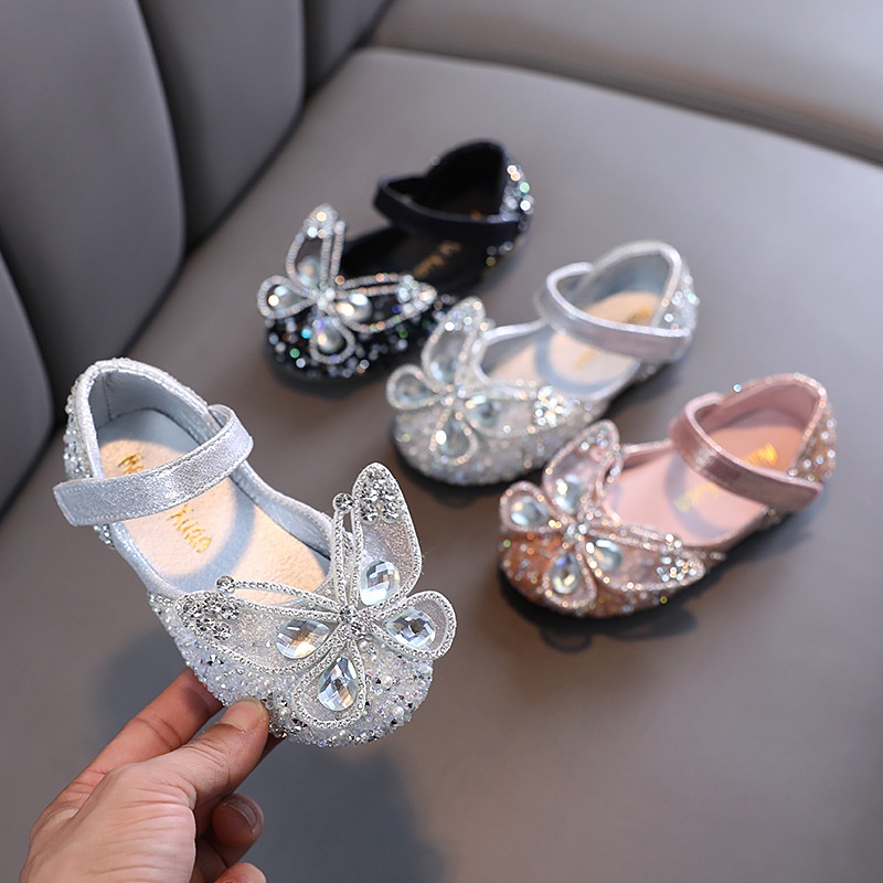 Jual Sepatu Pesta Flat Anak Perempuan Size 21-36 Import Korea Princess ...