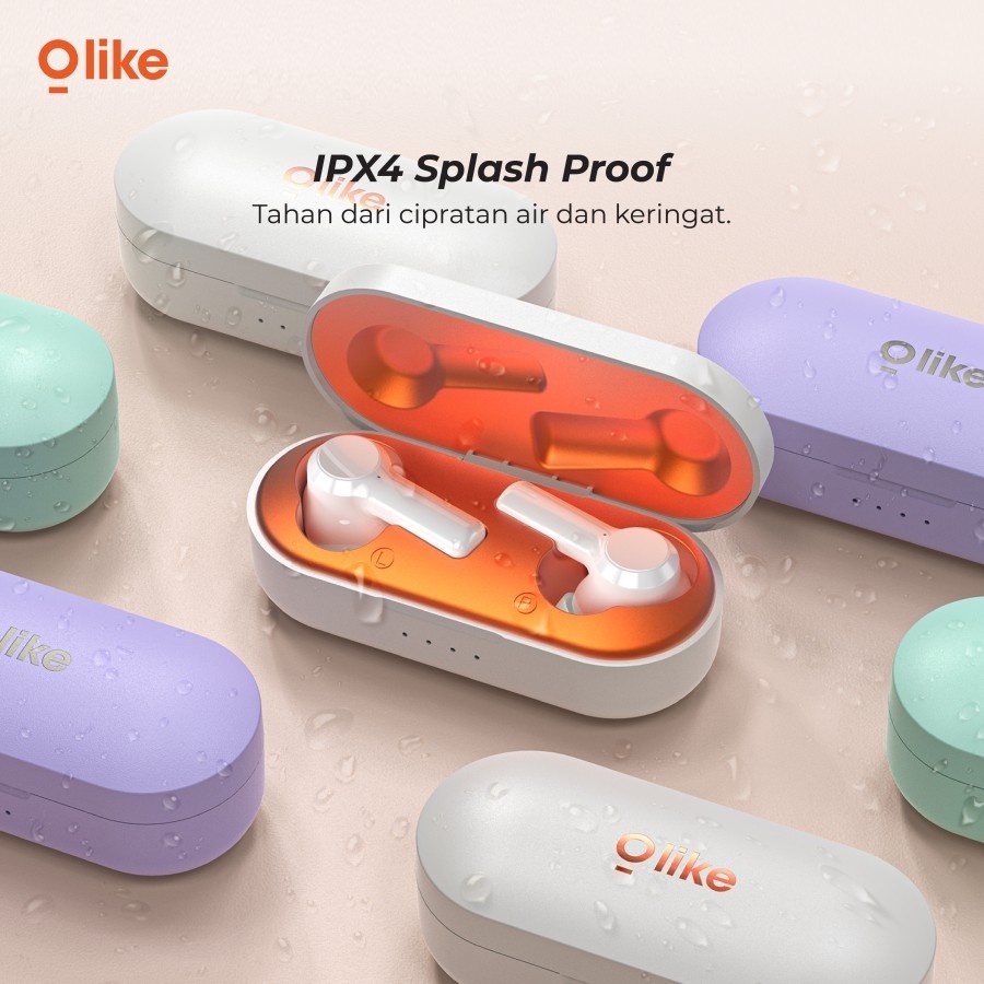 Jual Olike T102 Earphone Wireless Bluetooth 5.3 HIFI Sound Pellet TWS ...