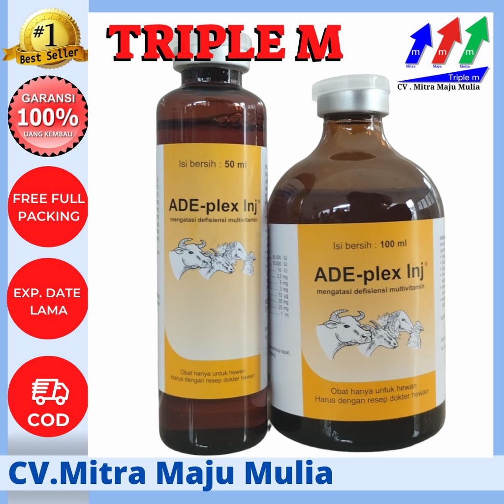Jual ADE Plex Medion 100ml Vitamin ADE dan B Complex Lengkap | Shopee ...