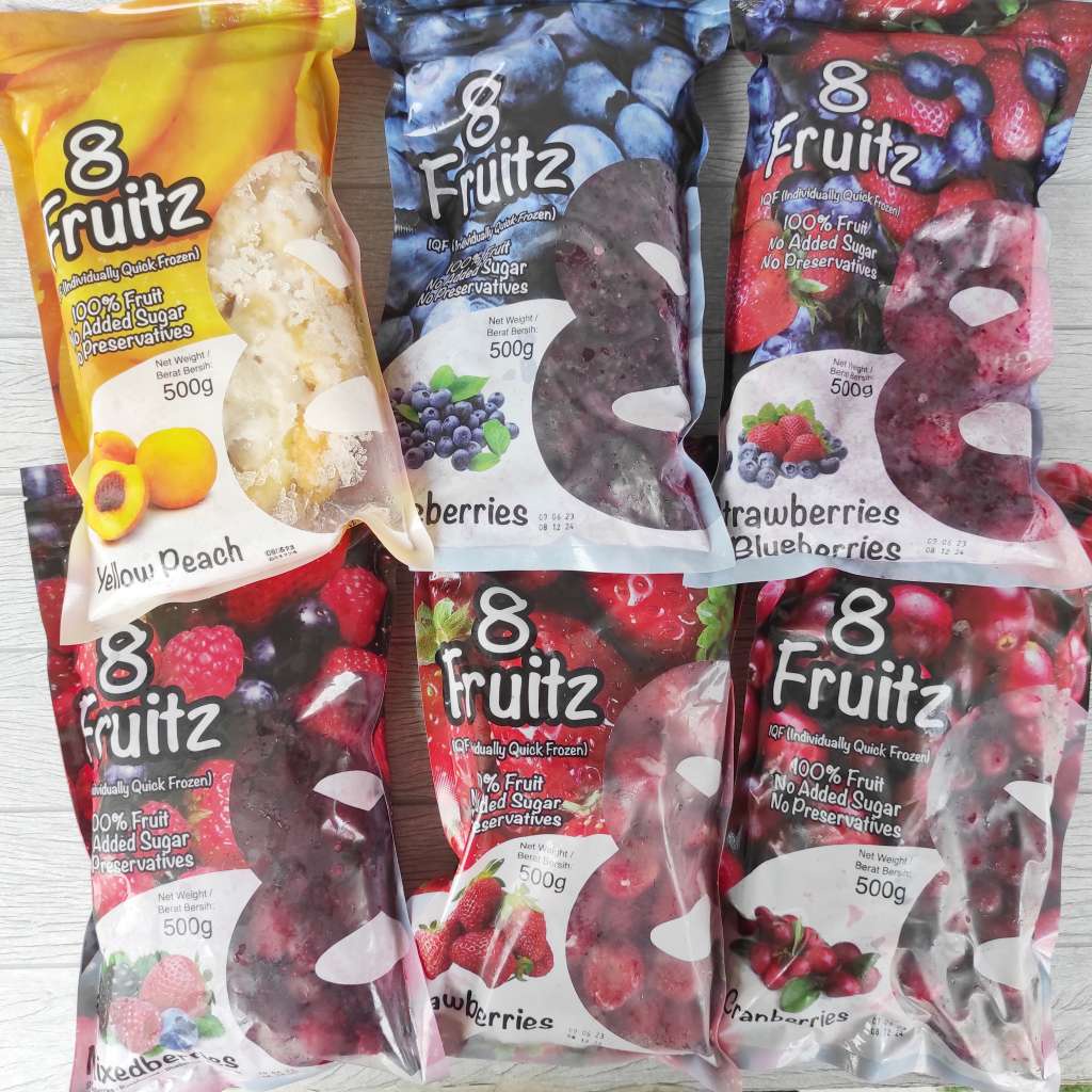 Jual 8 Fruitz Frozen Fruits 500g Buah Beku | Shopee Indonesia