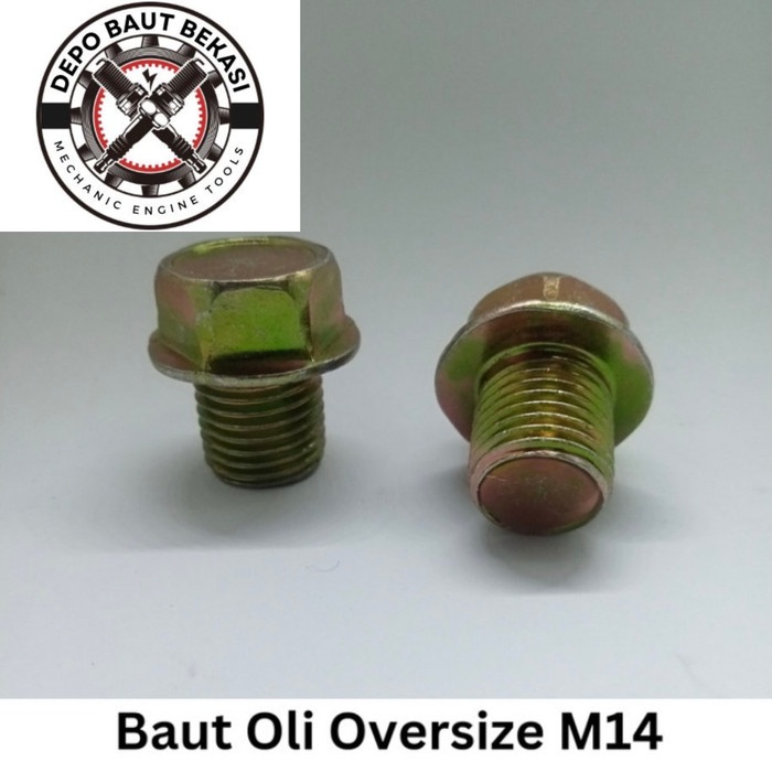 Jual [PAKET 10 PCS] Baut Oli Oversize M14 | Shopee Indonesia