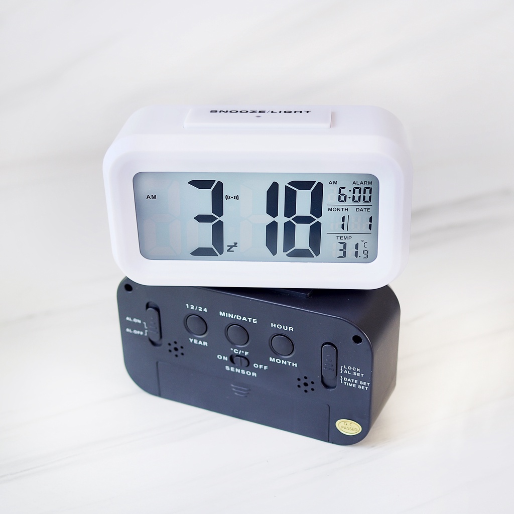 Jual DIGITAL Jam Weker Digital Jam Meja SMART ALARM CLOCK | Shopee ...