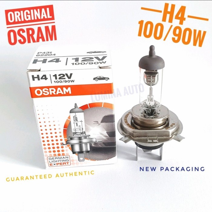 Jual Lampu Bohlam H4 12V 100/90W Osram | Shopee Indonesia
