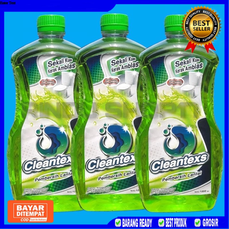 Jual CLEANTEXS CLEANTEX PEMBERSIH KERAK LANTAI KAMAR MANDI ANTI KUMAN ...