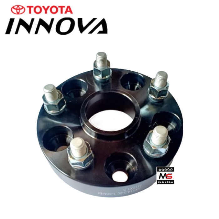 Jual Wheel Spacer PCD 5x114,3 Hub 3cm Velg Adaptor Toyota Innova ...