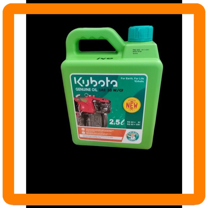 Jual Kubota Genuine Oil SAE 30 W - Oli Kubota - 2500ml Best Seller ...