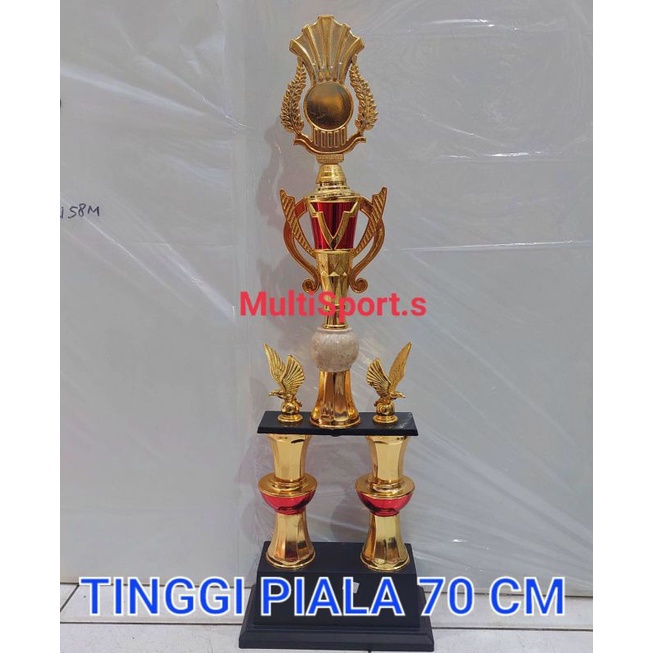 Jual PIALA TROPHY KAKI 2 LOMBA JUARA 70 CM | Shopee Indonesia