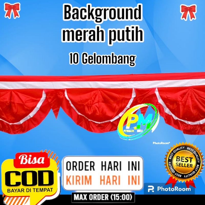 Jual BENDERA BACKGROUND/BENDERA UMBUL-UMBUL GELOMBANG/BENDERA MERAH PUTIH | Shopee Indonesia