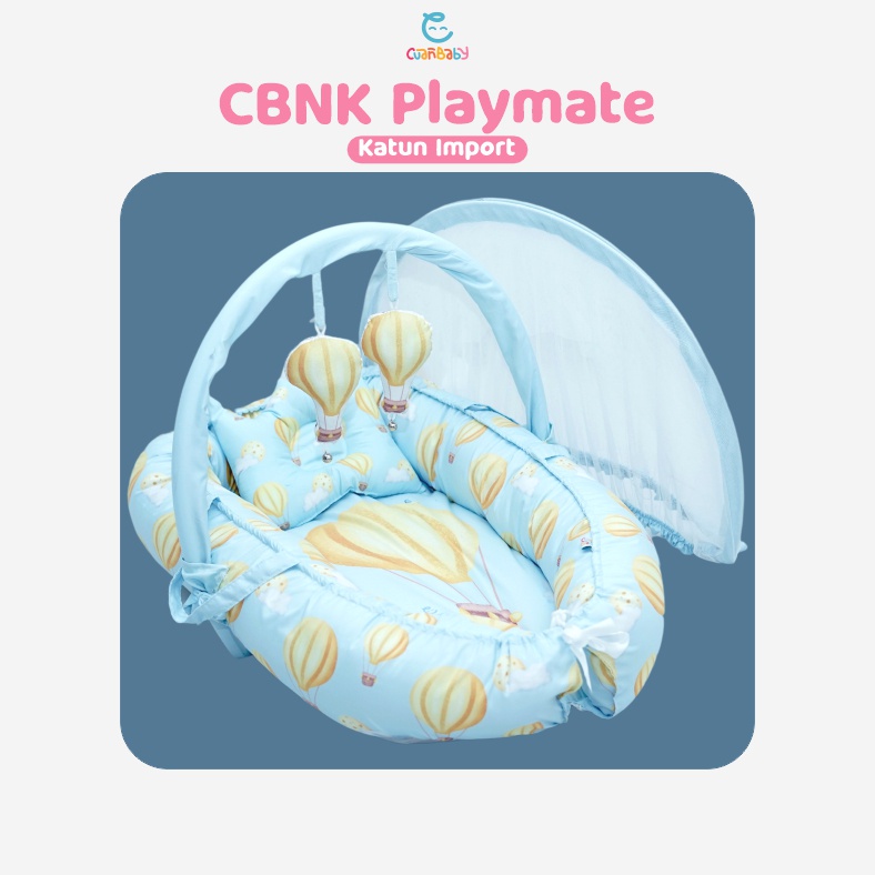 Jual Baby Nest / Kasur Playmate Bayi Motif Air Baloon By Cuan Baby ...