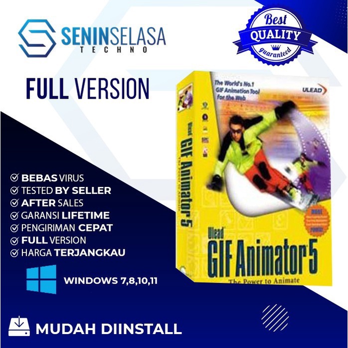 Jual Software Membuat GIF: Ulead GIF Animator 5 [WIN] | Shopee Indonesia