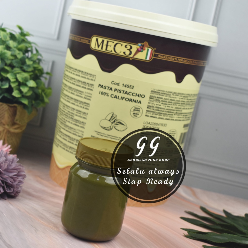 Jual MEC3 200 Gram Pasta Pistacchio 100% Pure Pistachio Paste pistasio Murni | Shopee Indonesia