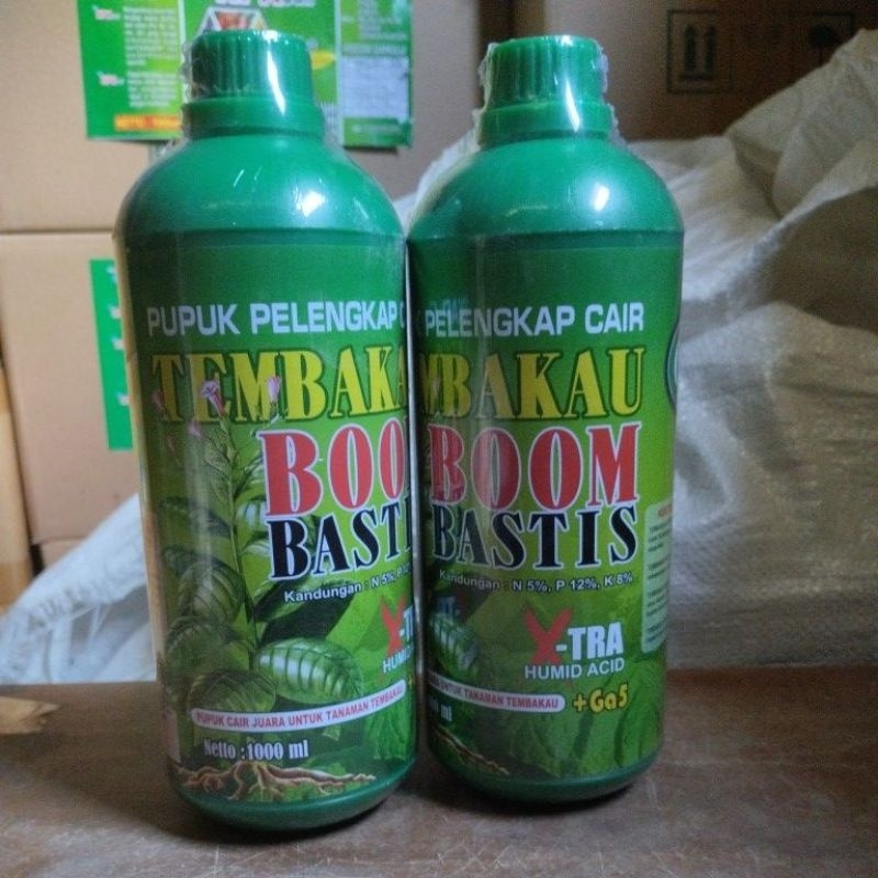 Jual pupuk cair tembakau 1lt boombastis | Shopee Indonesia