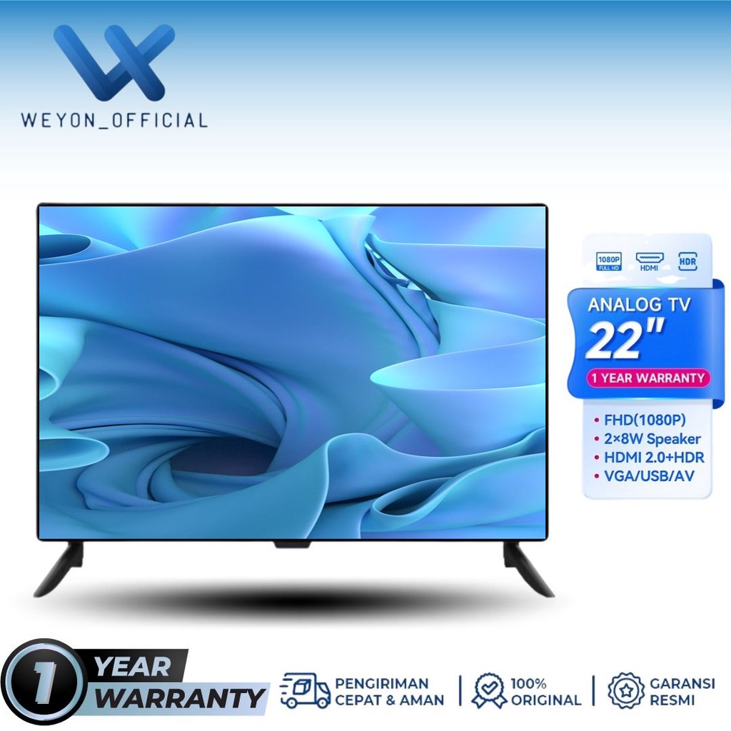 Jual PROMO!! Weyon TV LED 22 Inch Full HD Televisi Murah Garansi ...