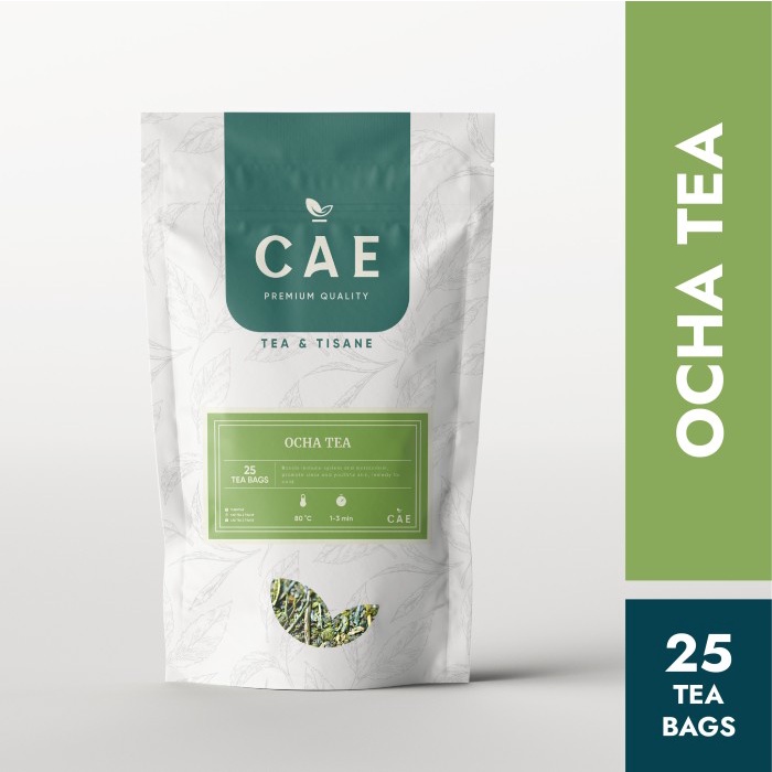 Jual OCHA 25 TEA BAGS Teh Hijau Jepang Green Tea Premium 100% Pure ...