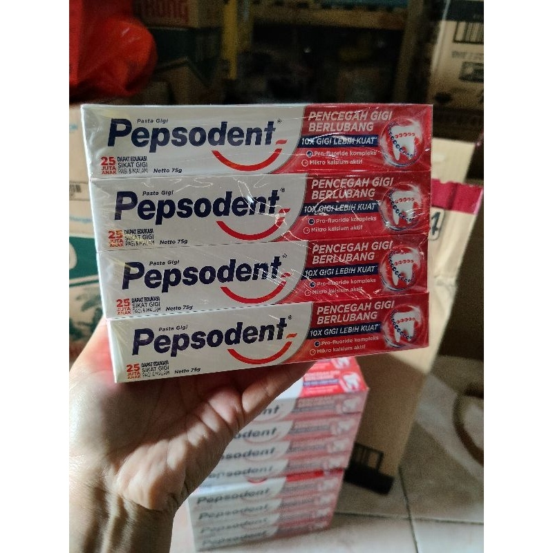 Jual Pepsodent Merah putih 75gr | Shopee Indonesia