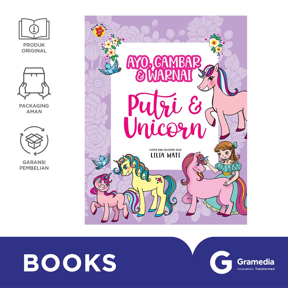 Jual Ayo, Gambar dan Warna Putri dan Unicorn | Shopee Indonesia