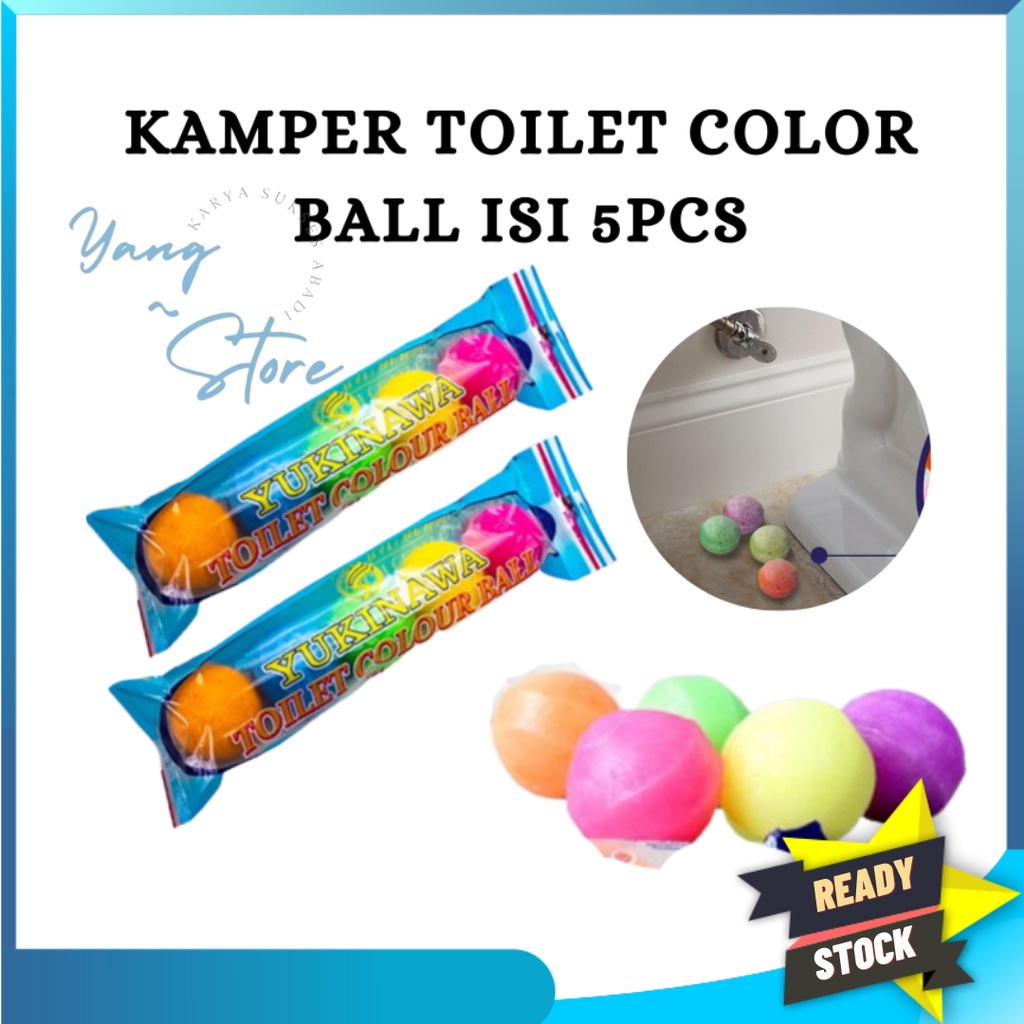 Jual YGS -F211- Kamper Isi 5 -Kamper Toilet Ball - Kamper Barus Pewangi ...
