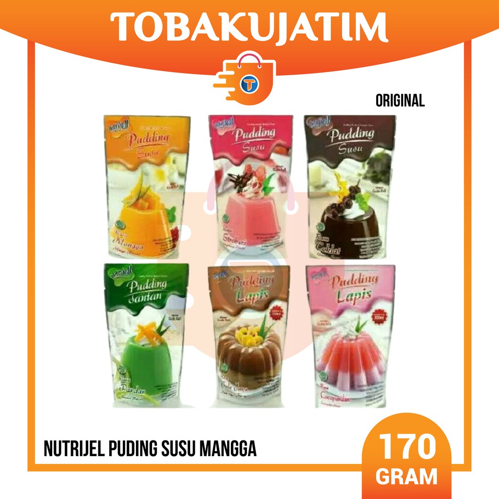 Jual nutrijell PUDDING SUSU ANEKA RASA ORI | Shopee Indonesia