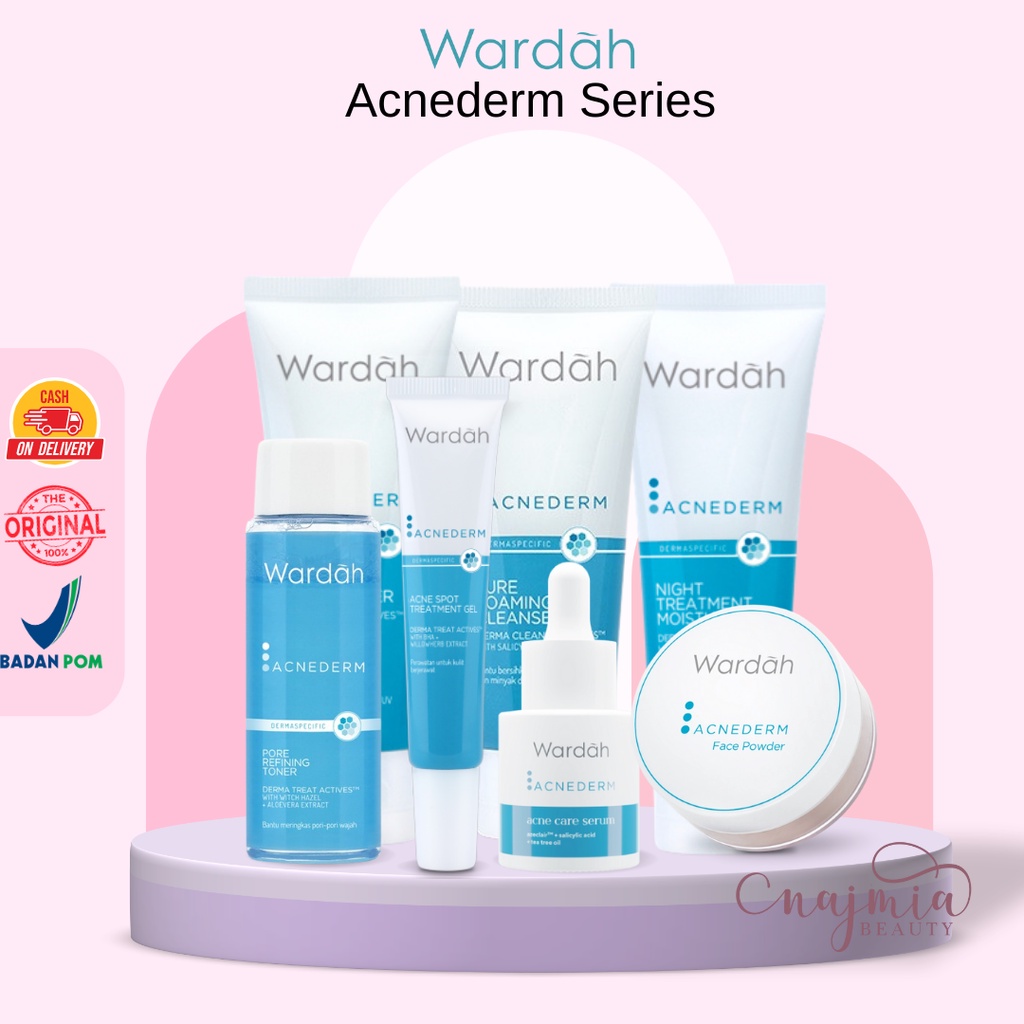 Jual Najmia - Wardah ACNEDERM SERIES - acne derm wardah | Shopee Indonesia