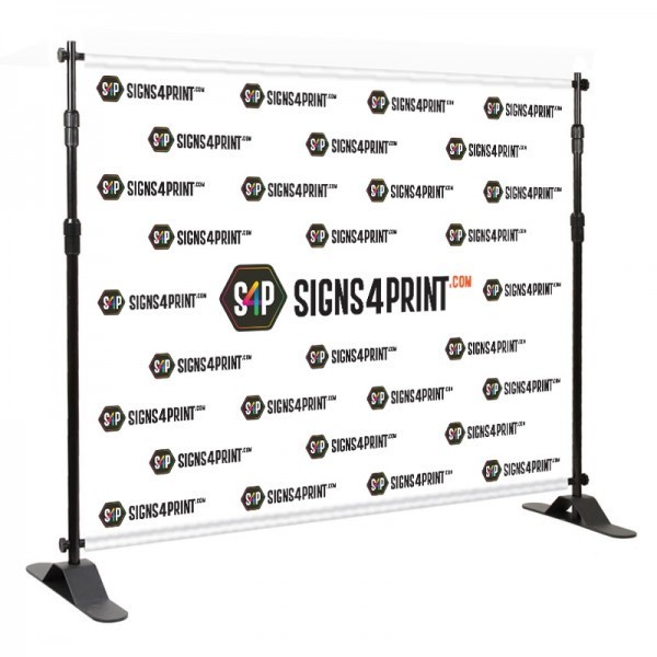 Jual Wallpaper stand Backdrop Background Portable + Printing Display ...