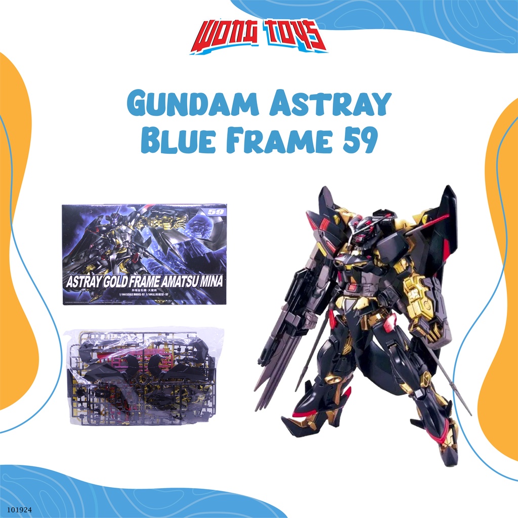 Jual Gundam Astray Blue Frame 59 (101924) - Mainan Action Figure Rakit ...