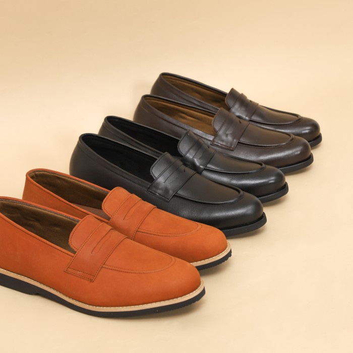 Jual sepatu pantofel pria sepatu casual pria sepatu loafer model ...