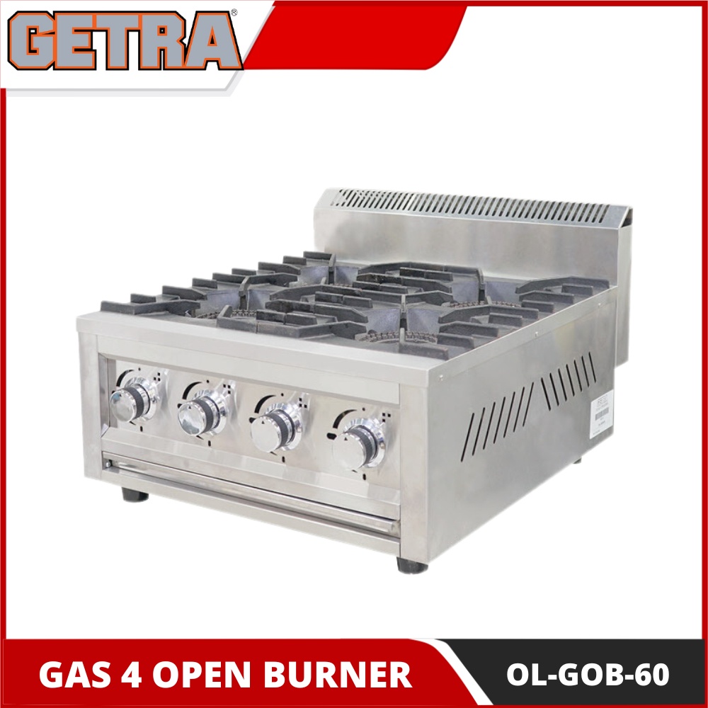 Jual OPEN BURNER GAS GETRA OL-GOB-60 KOMPOR GAS 4 TUNGKU ORIGINAL ...