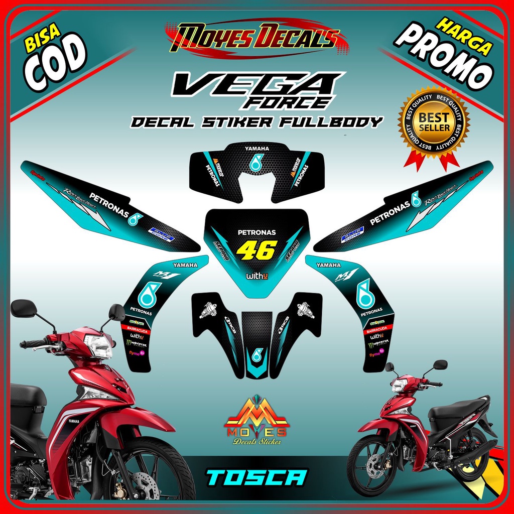 Jual Decal Vega Force - Decal Yamaha Vega Force - Decal Motor Vega ...