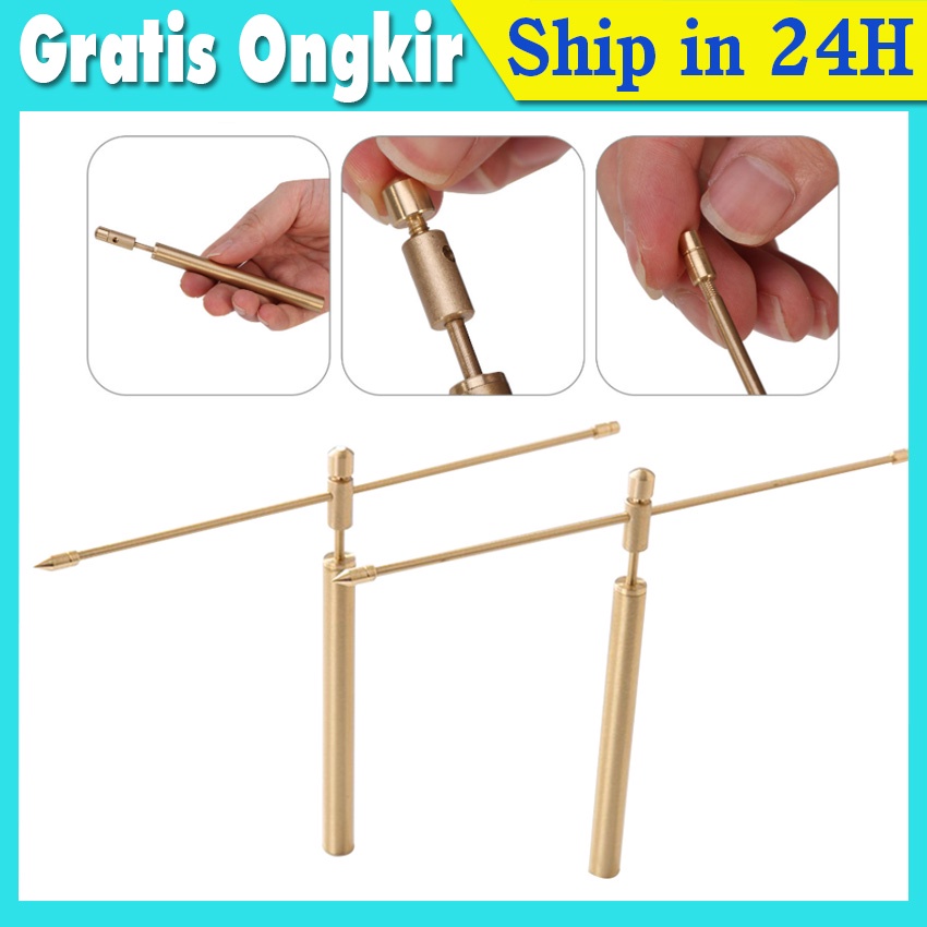 Jual Dowsing Rods Outdoor Adjustable Flexible Handheld Detachable Tool ...