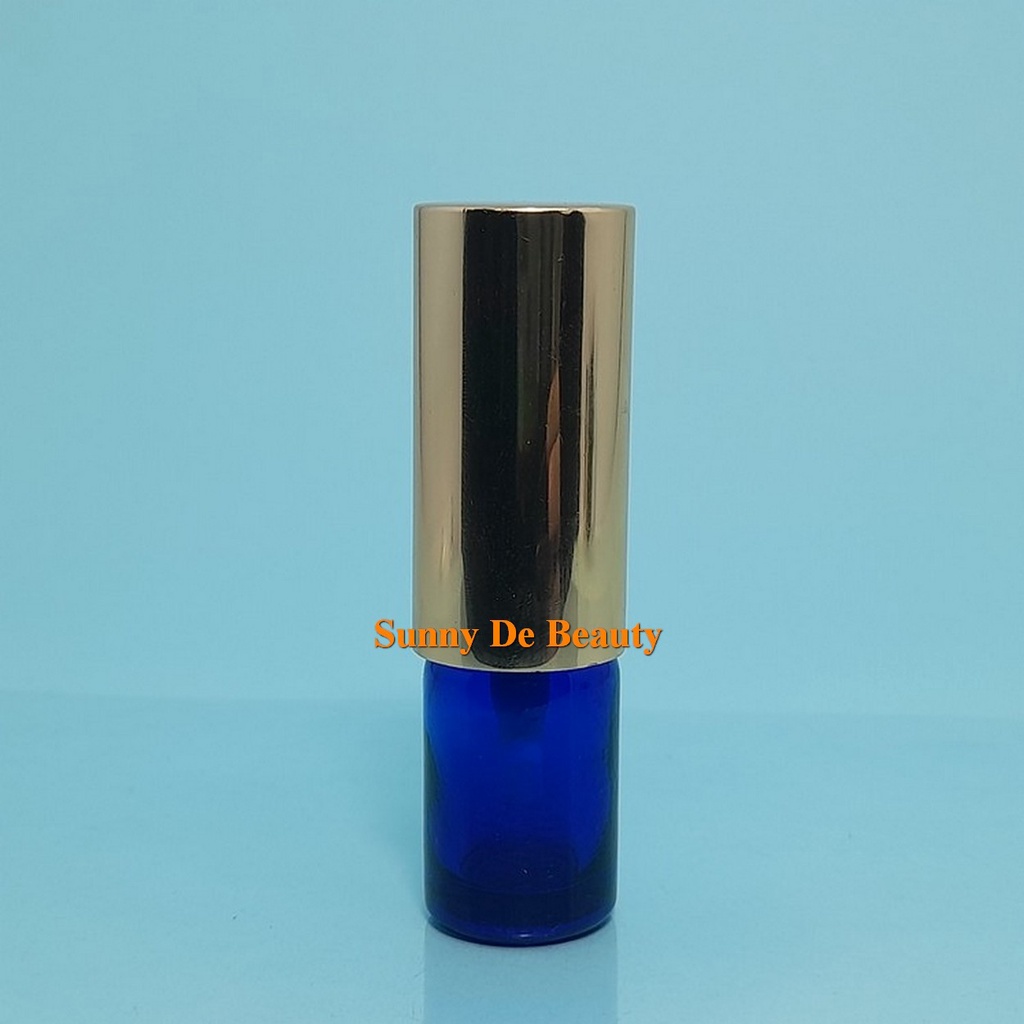 Jual Botol Kaca Br 5 Ml Biru Original Tutup Alumunium Pump Treatment ...