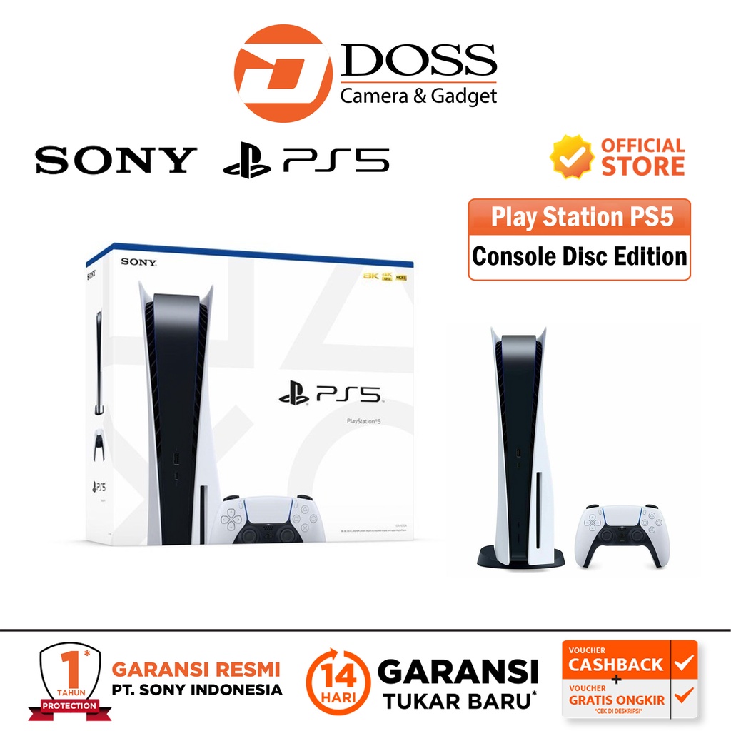 Jual PlayStation 5 PS5 Console Disc Edition | Shopee Indonesia
