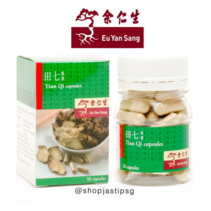 Jual JKT GOSEND READY Eu Yan Sang Tian Qi 50 Capsules Singapore darah ...