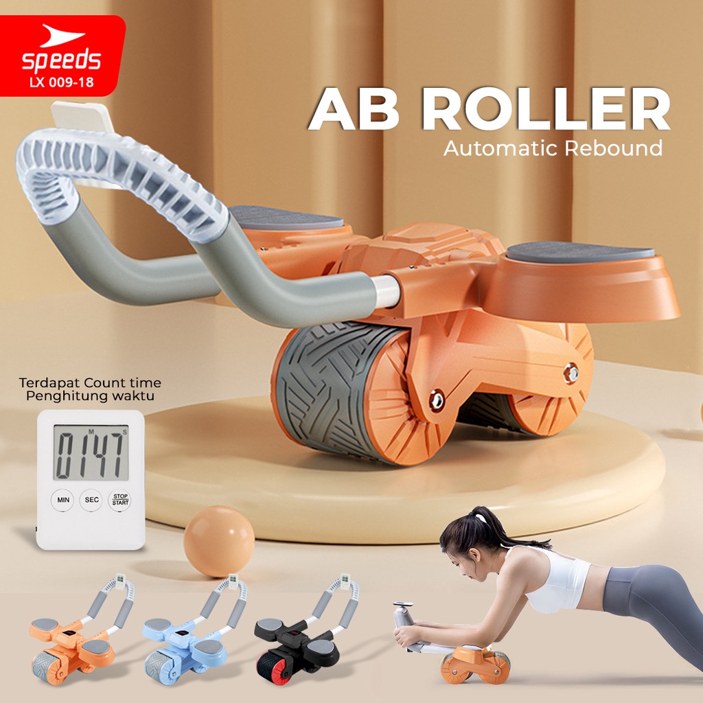 Jual SPEEDS AB Roller Wheel With Plank Trainer 2in1 Abdominal Core ...