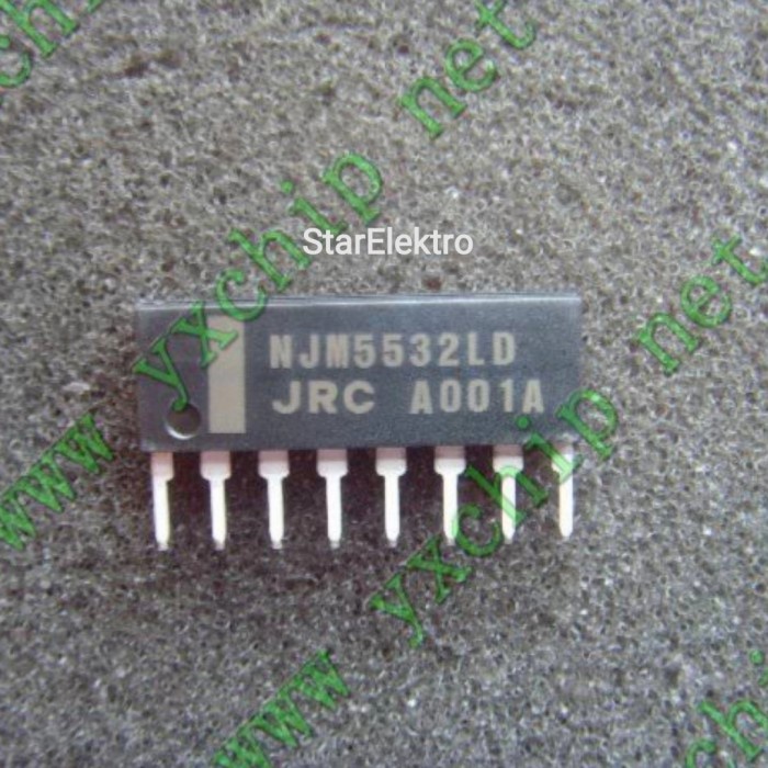 Jual NJM5532L NJM5532LD JRC 5532 IC Low Noise Dual Opamp Amplifier Sip ...