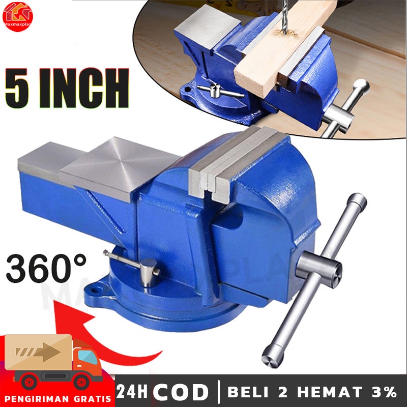 Jual Catok Clamp 5'' / catok paron / Ragum Klem / Catok Meja / Bench ...