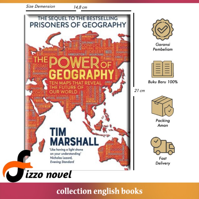 Jual The Power of Geography - Tim Marshall (English) | Shopee Indonesia