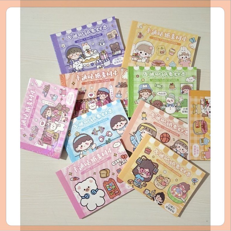 Jual IA Toca Boca Buku Sticker / Notebook Aesthetic Lovely Diary ...
