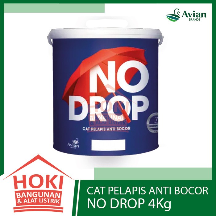 Jual CAT PELAPIS ANTI BOCOR NO DROP 4Kg - Waterproofing Tembok Atap Beton | Shopee Indonesia