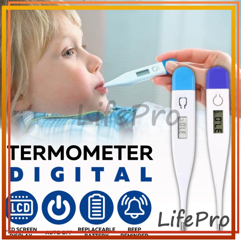 Jual Alat Pengukur Suhu Badan Tubuh Bayi Baby Anak Termometer Mulut ...