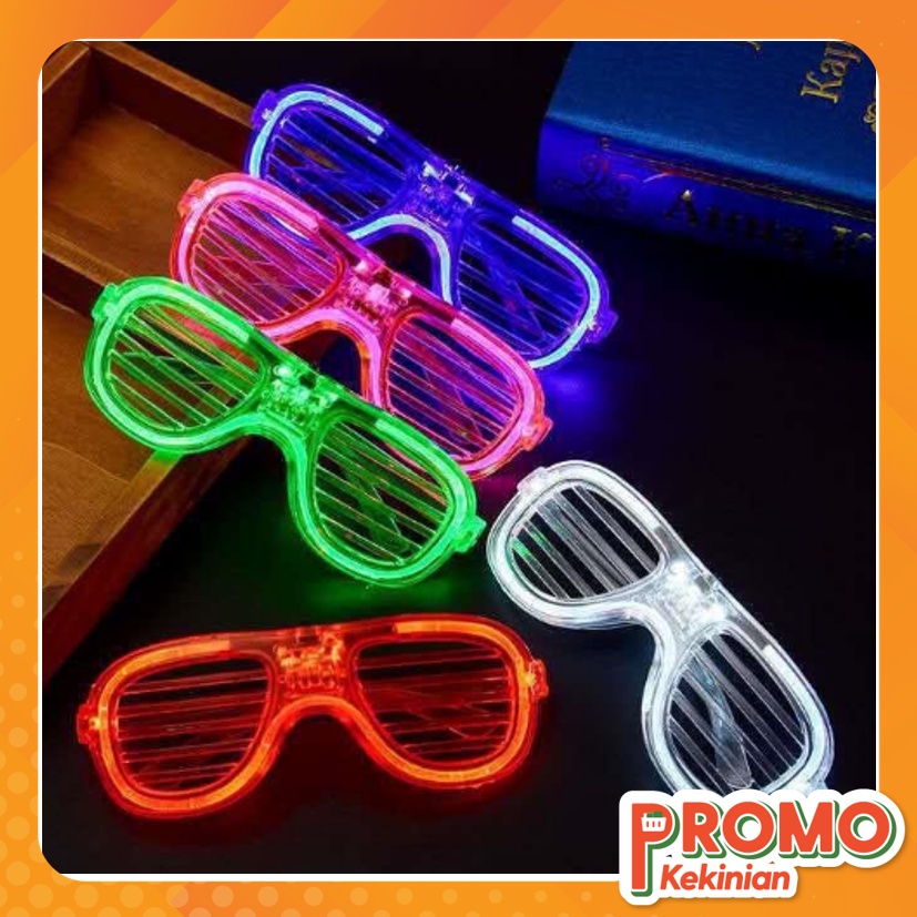 Jual PROMO KEKINIAN - F5485 Kacamata Lampu LED Luminous / Kacamata LED ...