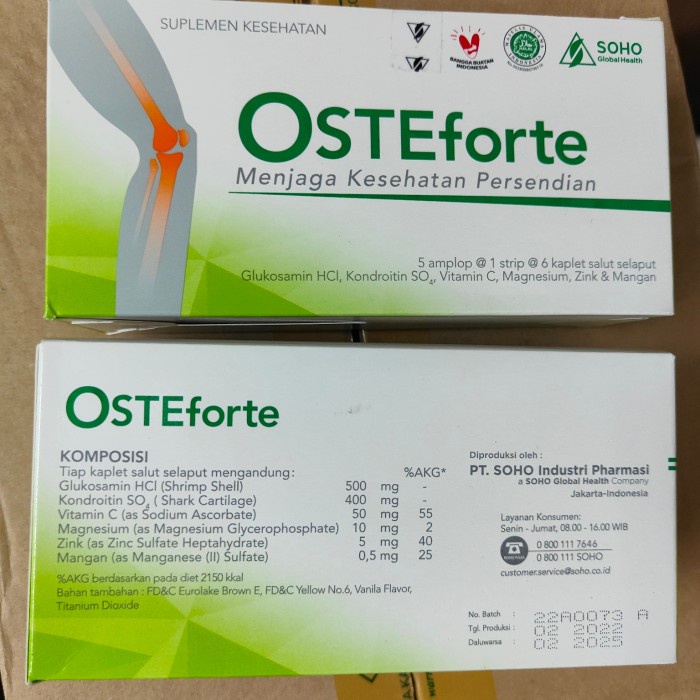 Jual Oste Forte 30kaplet | OsteForte | Shopee Indonesia