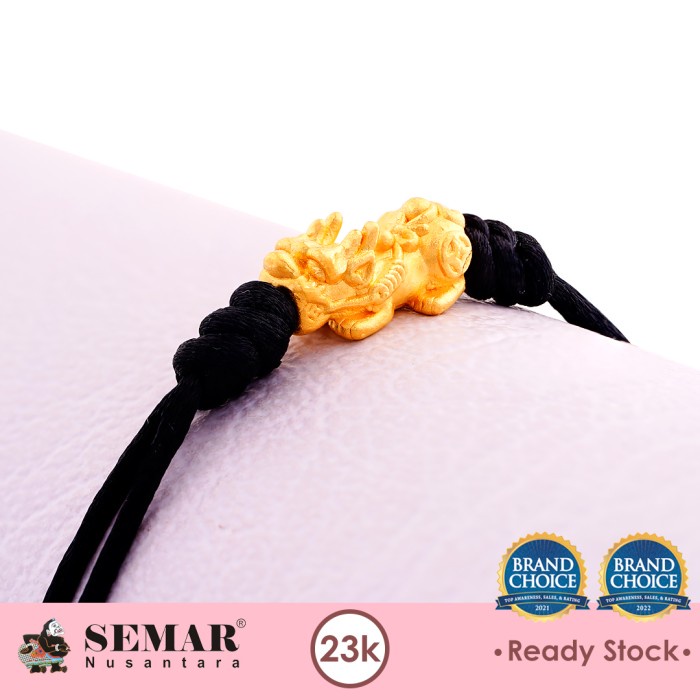 Jual Gelang Tali Emas Lucky Dragon Gold 23K Gold Semar Nusantara ...