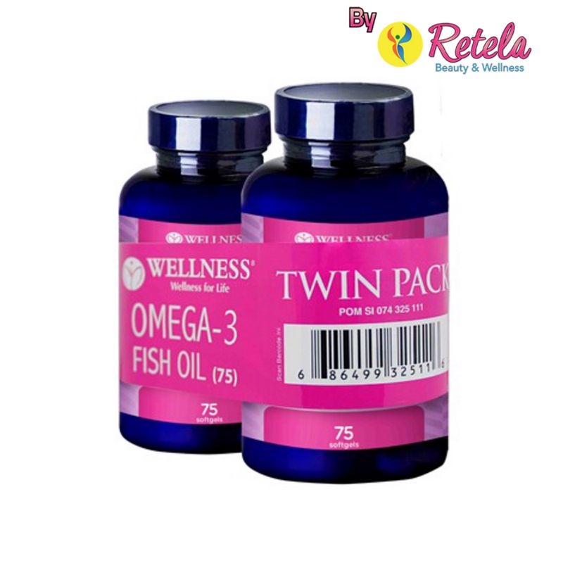 Jual Wellness Omega-3 Fish Oil 75 Capsul Banded | Shopee Indonesia