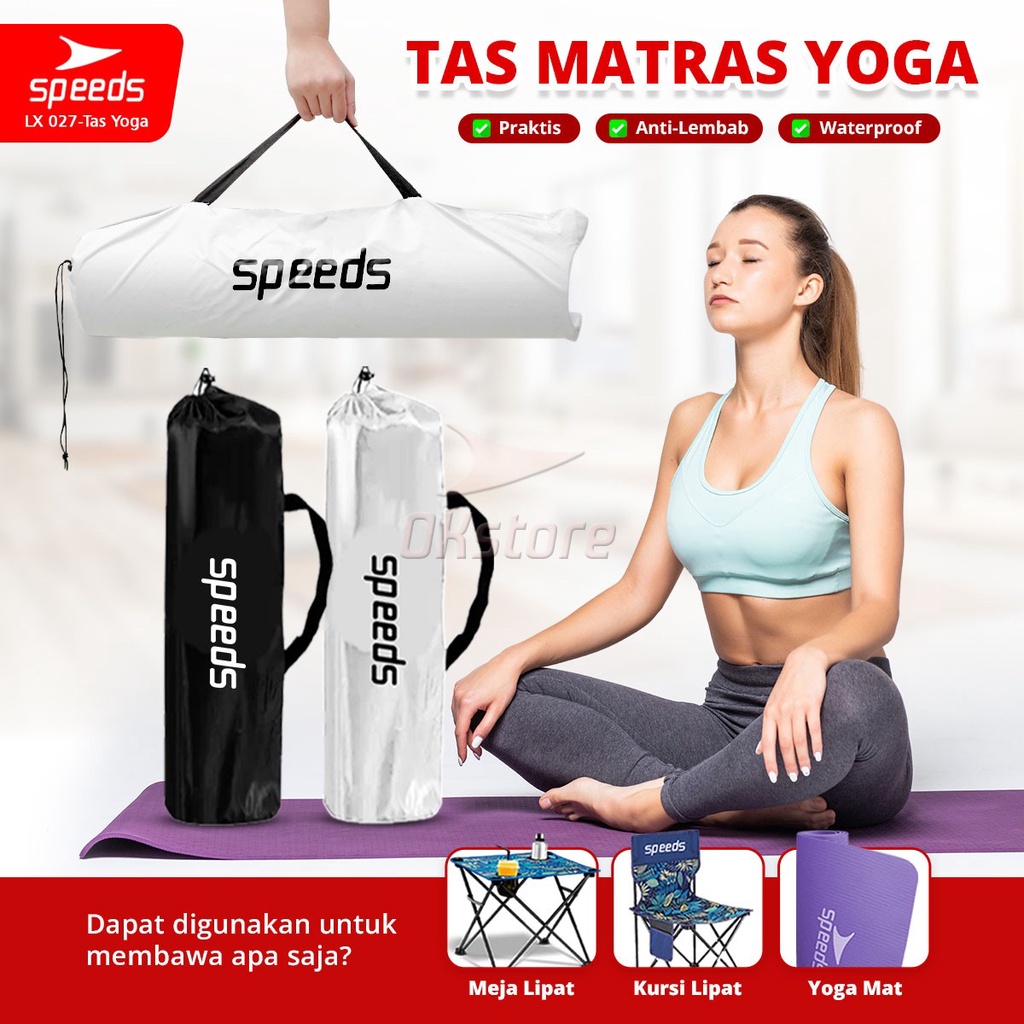 Jual SPEEDS Tas Matras Yoga Mesh Bag Water Resistance Tas Yoga Mat ...
