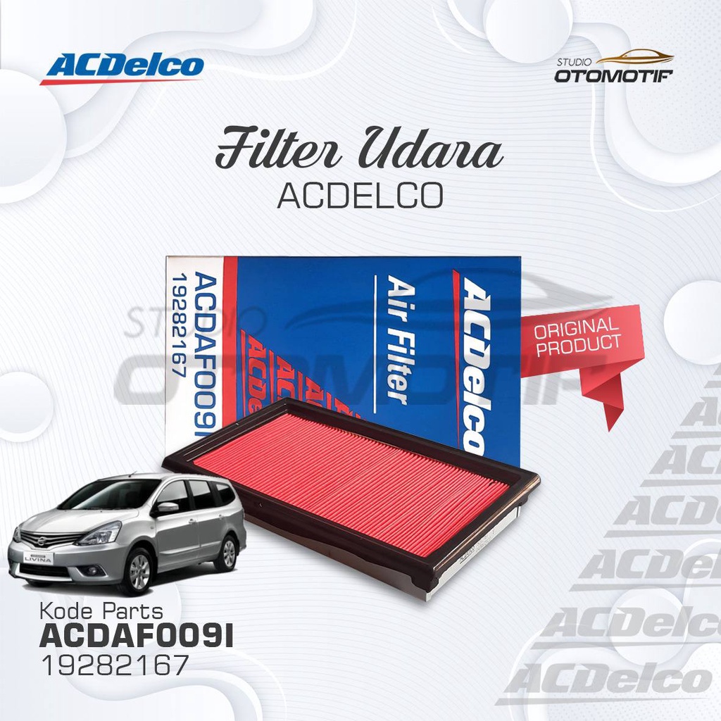 Jual FILTER UDARA GRAND LIVINA XGEAR 2007-2018 ACDELCO 2167 AIR FILTER ...